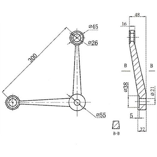 Stainless Steel Spider Fitting 300N4 | 90° Glass Curtain Wall Bracket